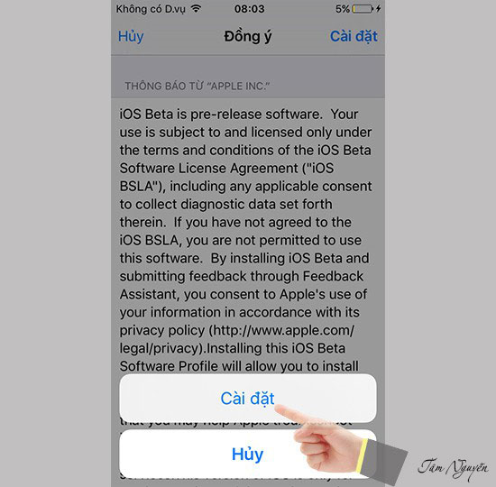 Hướng dẫn nâng cấp iOS 10 Beta 1 - Thegioididong.com